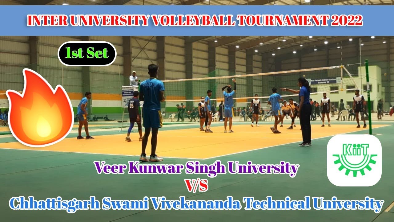 1st Set🔥VKS University V/S Chhattisgarh SVT University🔥Inter University ...