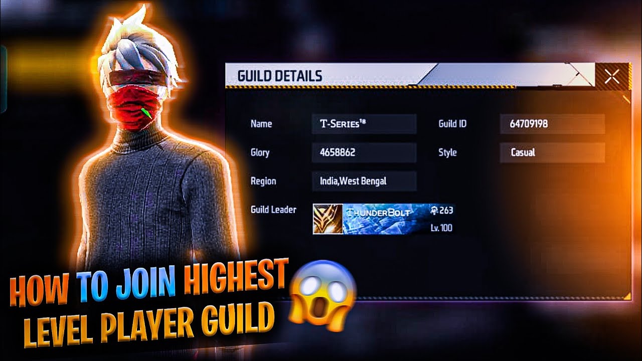HOW TO JOIN HIGHEST LEVEL PLAYER GUILD || HOW TO JOIN V BADGE GUILD ...