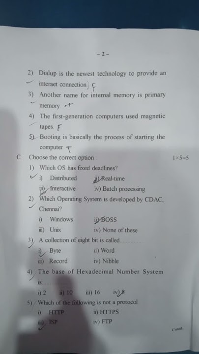 Class 9 Annual examination 2025 Computer science Question paper - YouTube