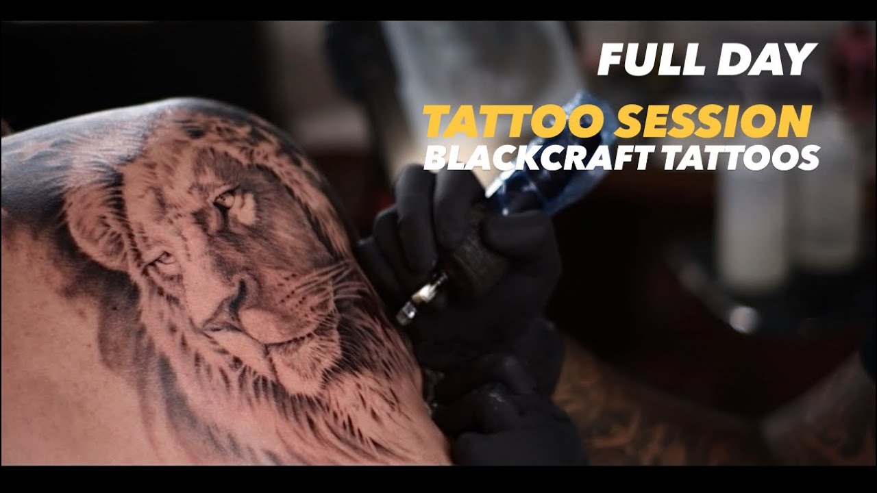 A full day session Blackcraft tattoos Miami - YouTube