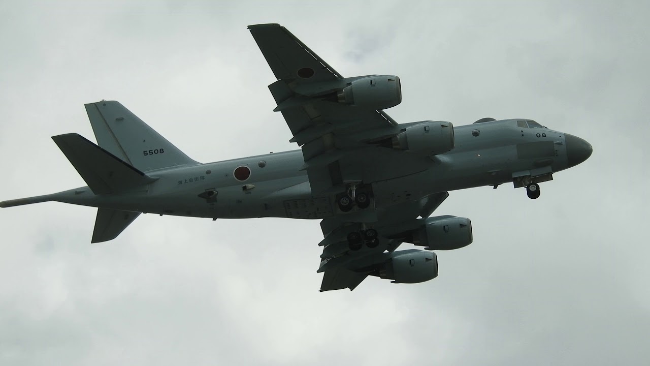 ILA2018 - Kawasaki P1 Patrol Aircraft Takeoff In 4k - YouTube