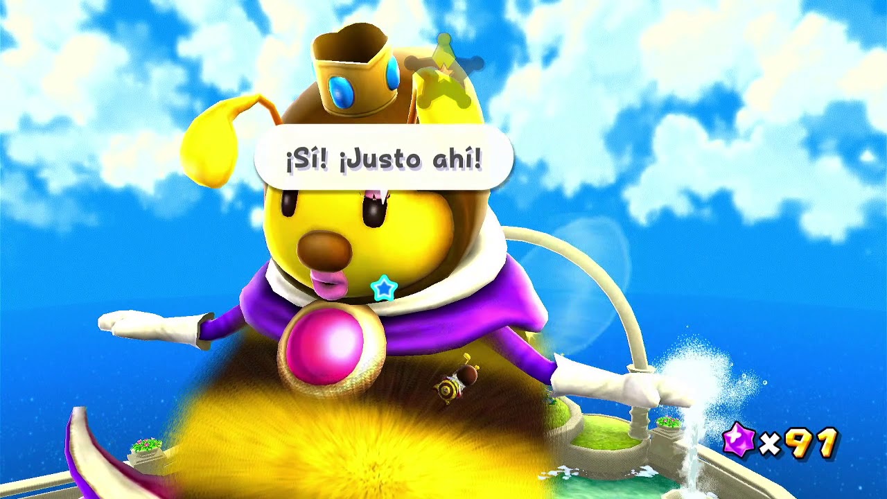 SUPER MARIO GALAXY: Galaxia del Reino de Abejas. PARTE 3 - YouTube