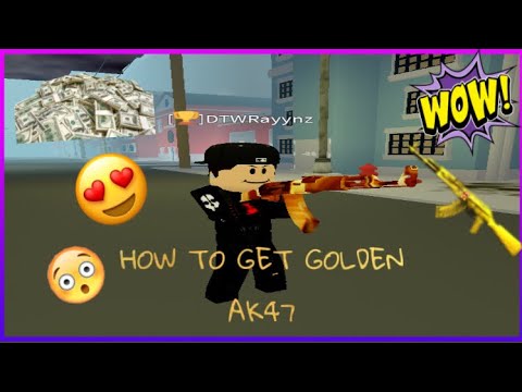 How To Get The *GOLDEN* AK47 | Da Hood Aim Trainer - YouTube