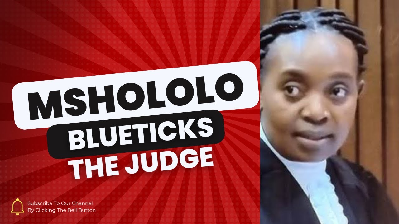 SENZO MEYIWA TRIAL:KING MSHOLOLO BLOWS THE JUDGE AND HE CANT KEEP QUIET - YouTube