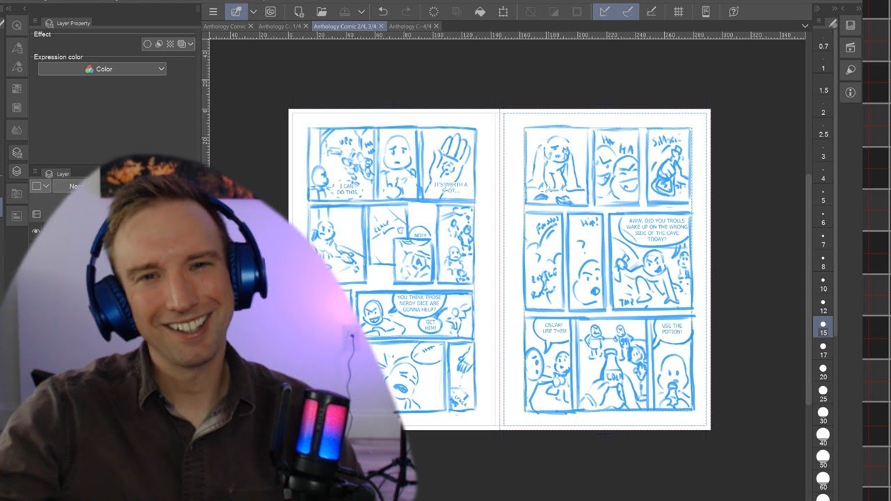 Kids' Comics Studio Anthology Project Live Draw with Geoff (Part 1 ...