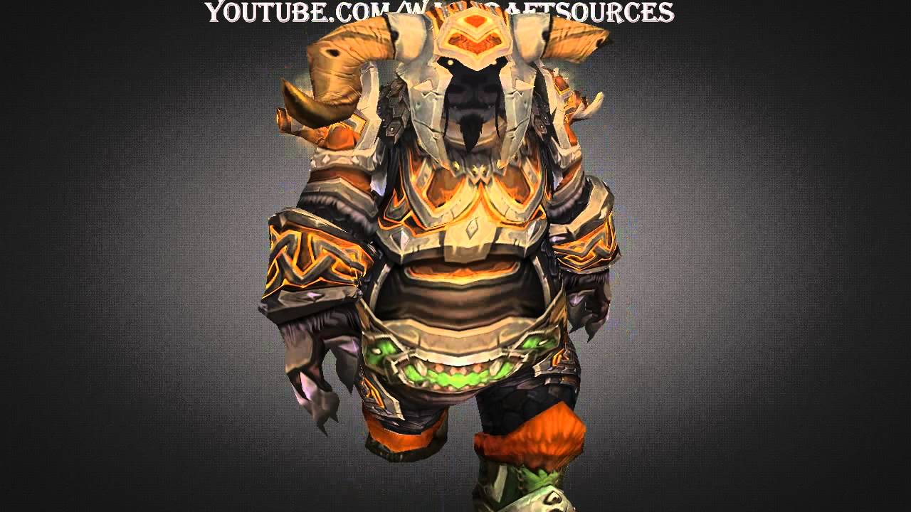 Pandaren Warrior Tier 10 armor set - T10 - Sanctified Ymirjar Lord's ...