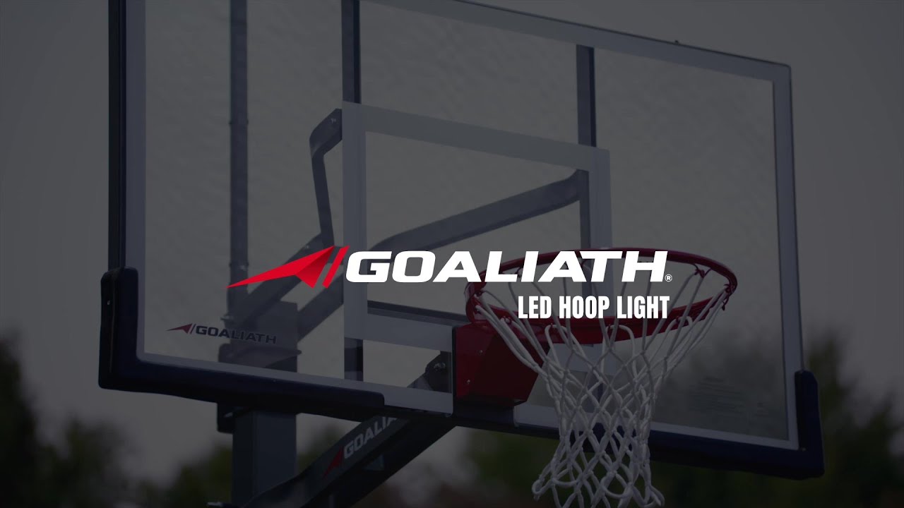 Goaliath LED Basketball Hoop Light - YouTube