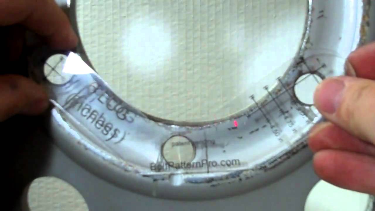 Measuring 6 Lug Wheel With Bolt Pattern Pro YouTube