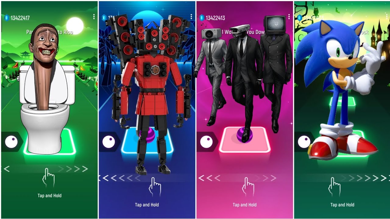 Skibidi Toilet 🆚 Speaker Man 🆚 Camera Man 🆚 Sonic exe - who is best 🎯 ...