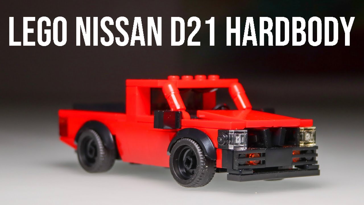 LEGO Nissan D21 Hardbody Drift Truck Build Tutorial - YouTube