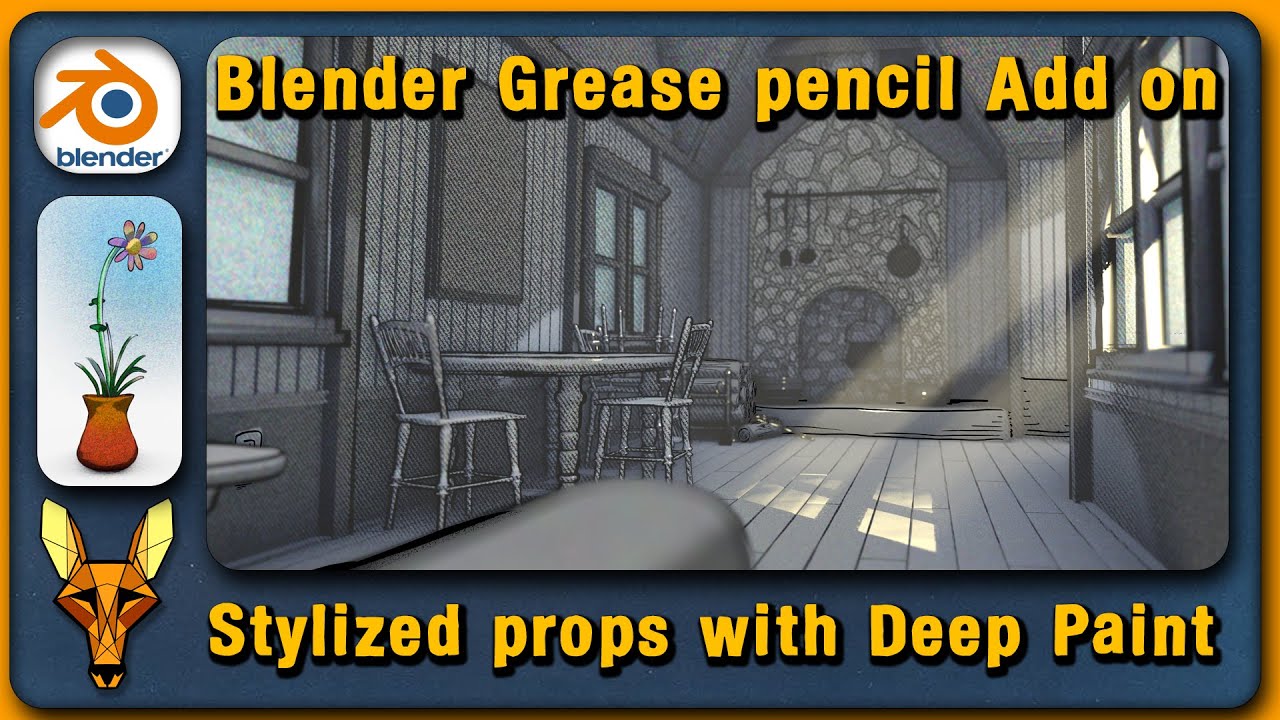 Drawing props with Deep Paint in blender - YouTube
