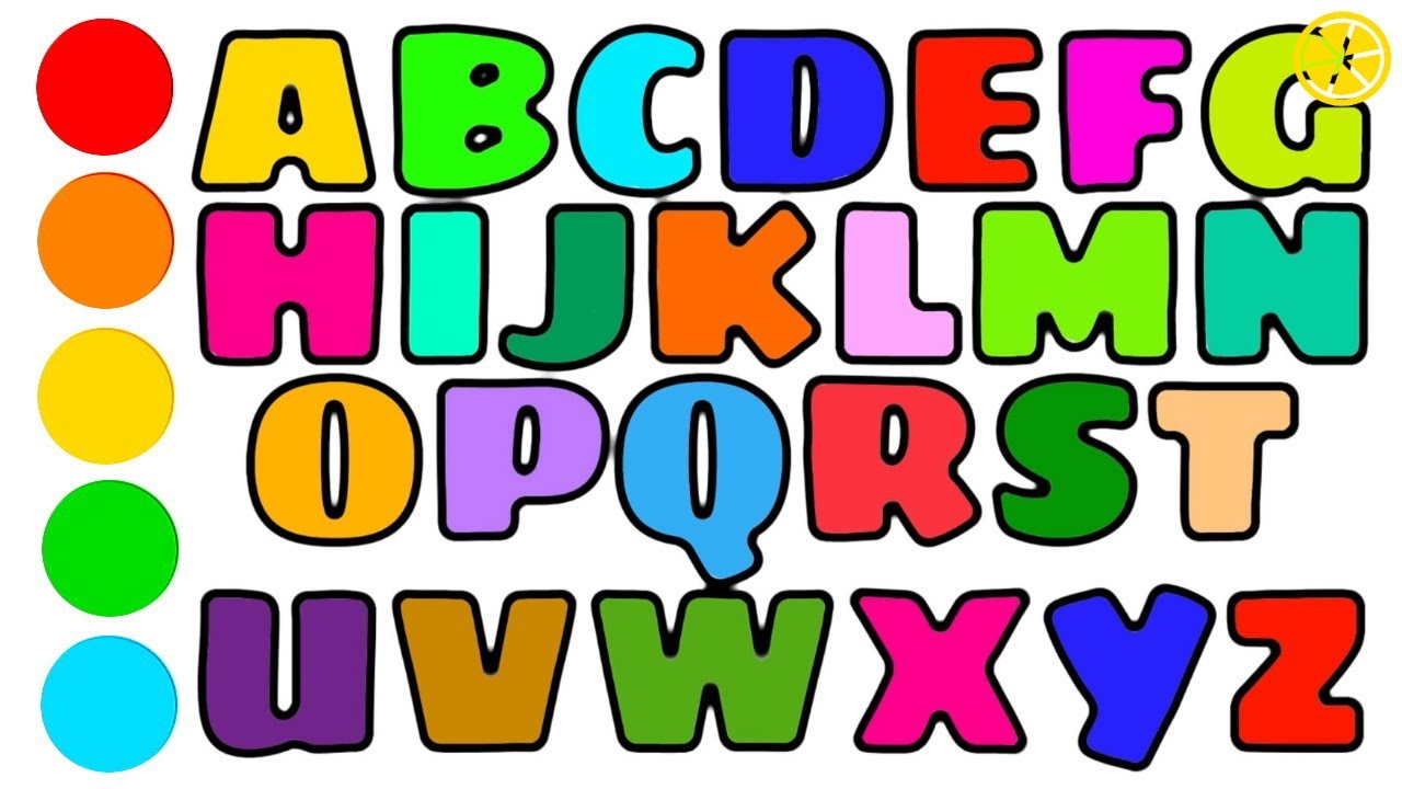 Alphabet Drawing ang Learn abcd for kids - YouTube