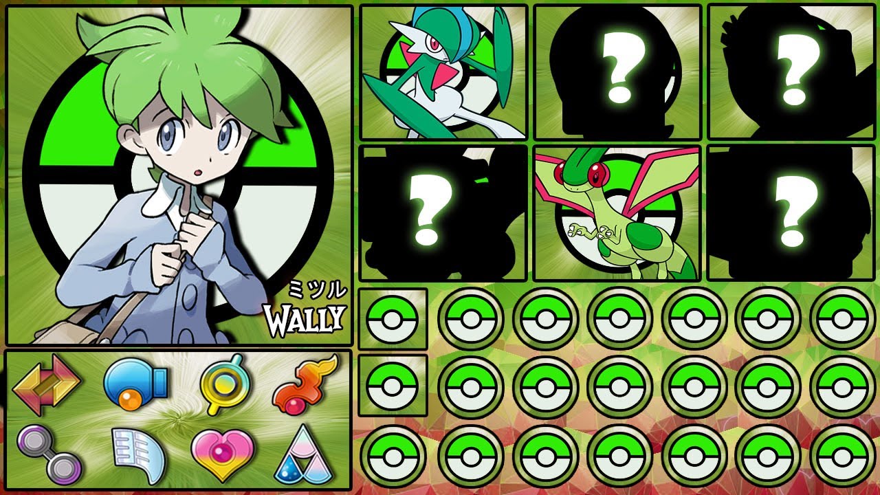 WALLY FULL HOENN POKEMON TEAM (IF HE WAS IN THE ANIME) - YouTube