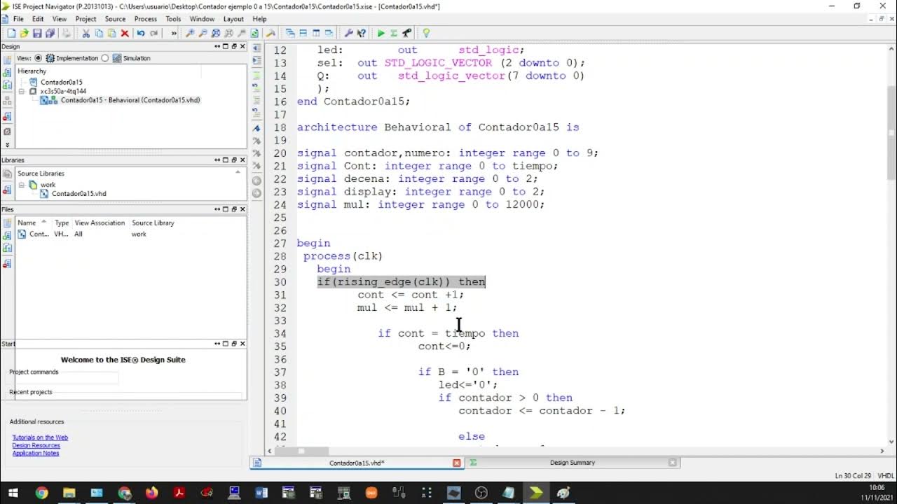 Contador 0 a 15 bien explicado en FPGA Elbert V2 (Parte 3/4) - YouTube