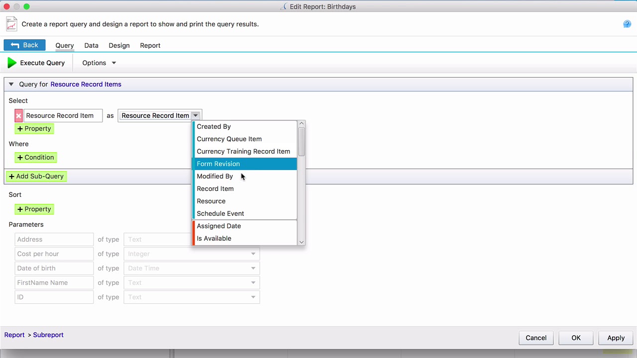 Reports in MINT - Part 4 (Sub-reports) - YouTube