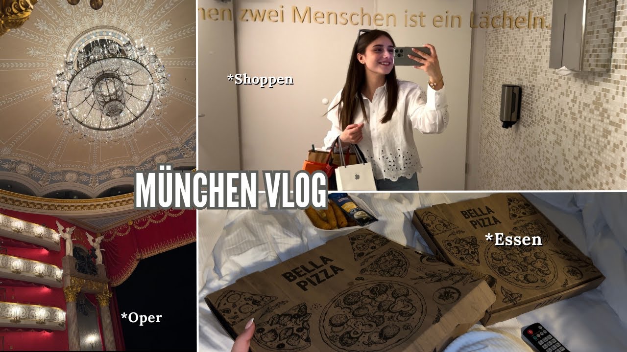 Weekend Vlog (München) - Wir gehen in die Oper, Shoppen, Essen usw ...