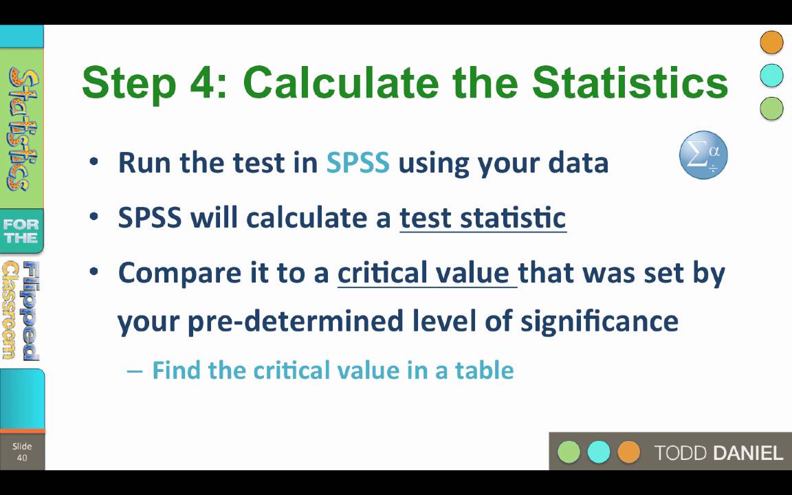 8-8 Step 4-Calculate the Statistics - YouTube