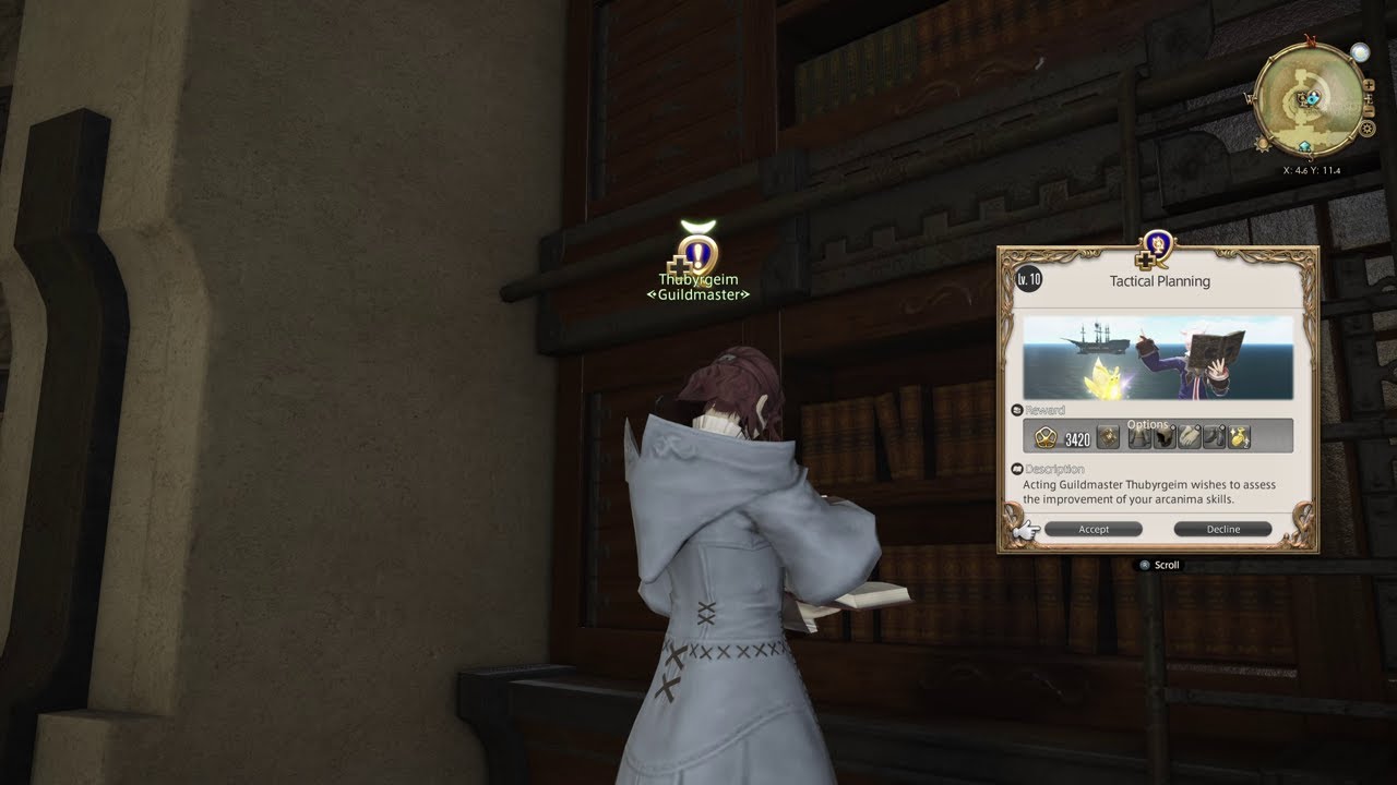 FFXIV Arcanist Class Quest: Tactical Planning - YouTube