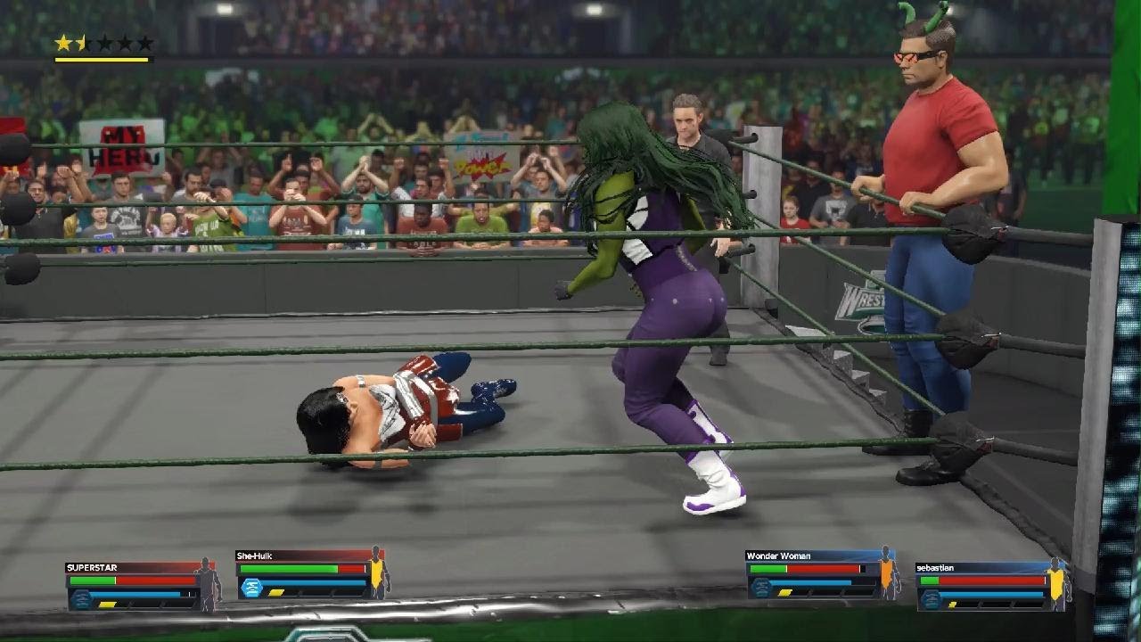 She hulk y Alan vs wonder woman y Sebastián - YouTube