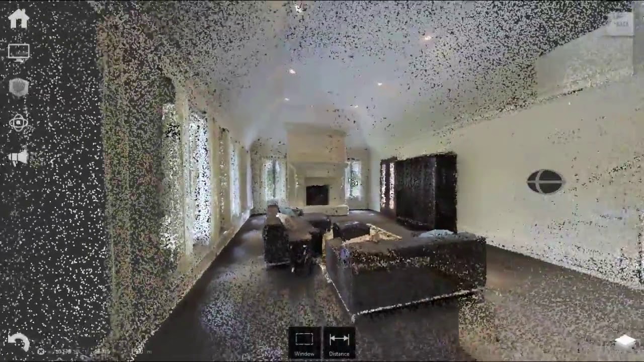 Point Cloud Converted From Matterport Object File - YouTube