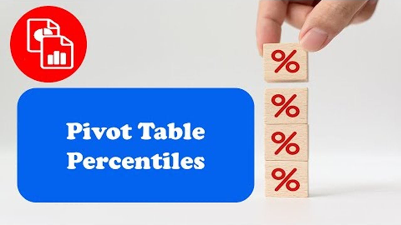 Add Percentile In A Pivot Table YouTube Add Percentile In A Pivot Table YouTube