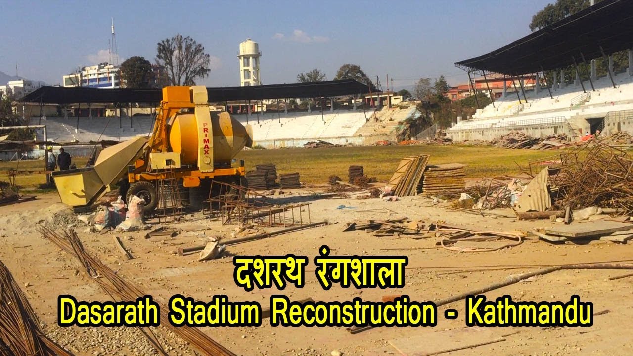 Dasarath Rangasala Reconstruction Update #4 ll Dasarath Stadium ...