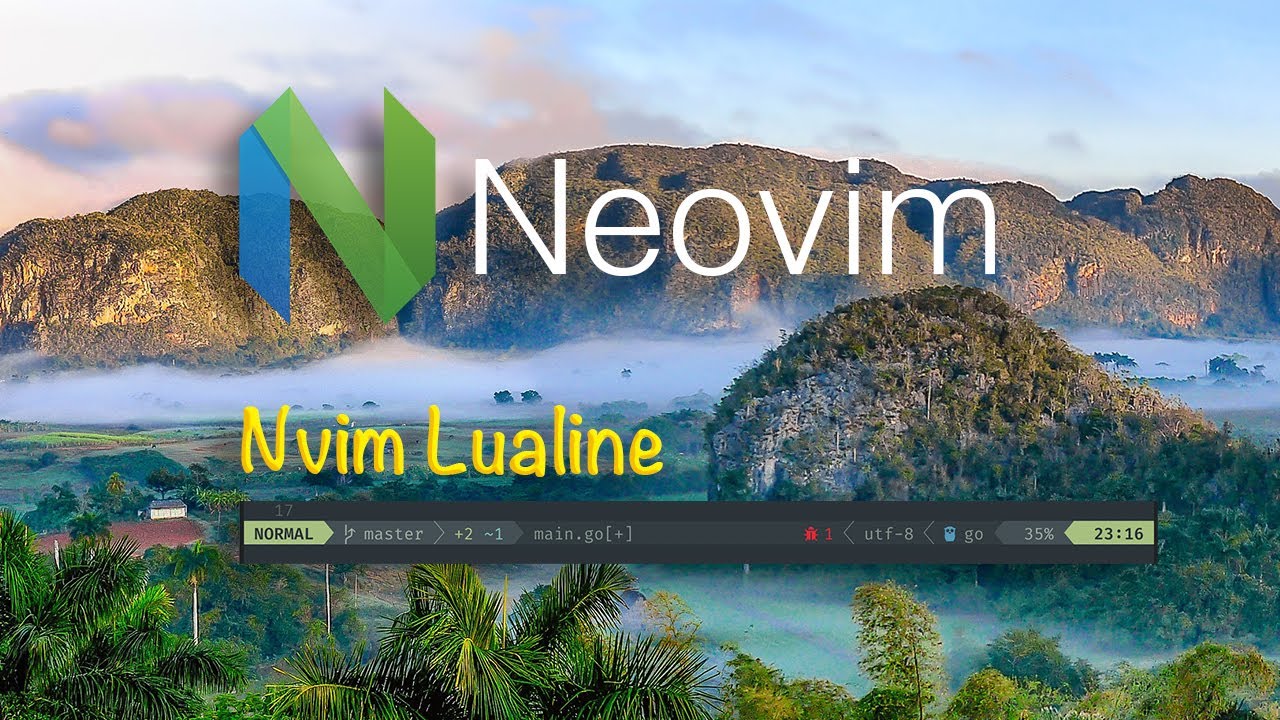 Neovim - NvimLualine Statusline written in Lua - YouTube