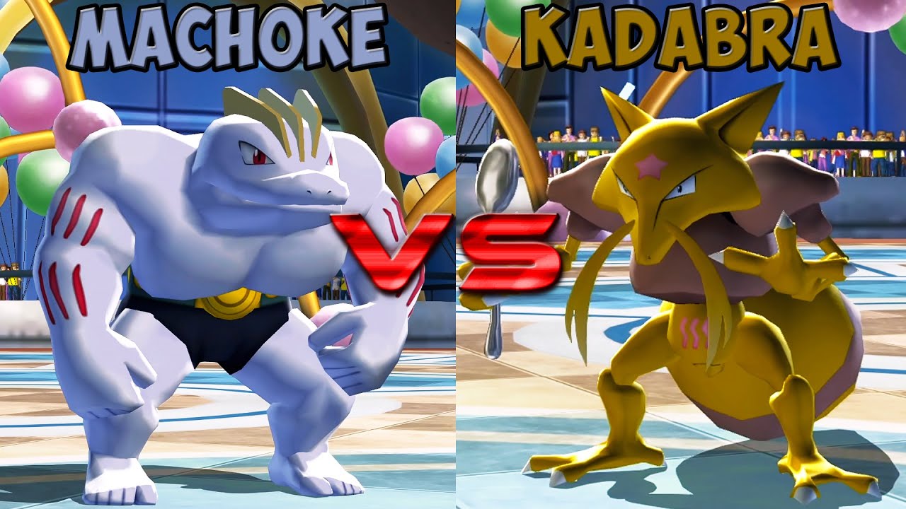 Pokemon battle revolution - Machoke vs Kadabra - YouTube