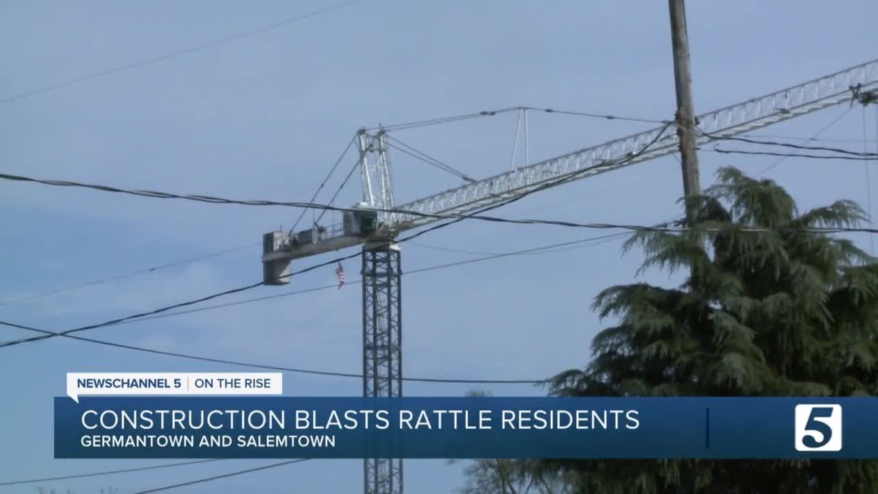 Sporadic construction blasts rattle residents in Germantown and ...
