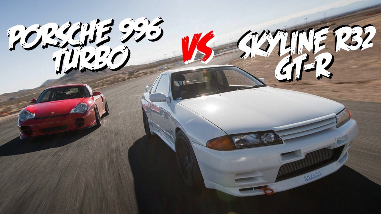 Driving line Driver battle: Nissan Skyline R32 GT-R vs. Porsche 996 ...