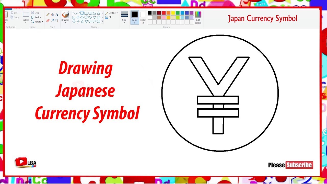 Drawing Japanese currency symbols | LearnByArt - YouTube