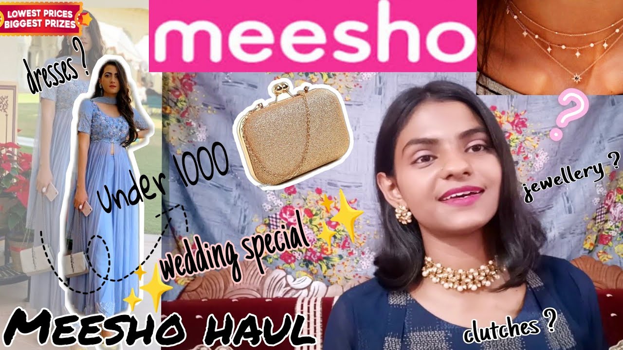 Huge meesho haul starting Rs. 150* |Wedding special haul| meesho ...