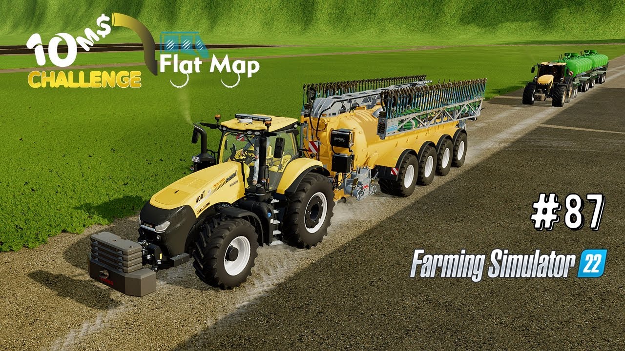 farming Simulator 22 fs22 timelapse Ep #87 Flat Map fs22 Mods - YouTube