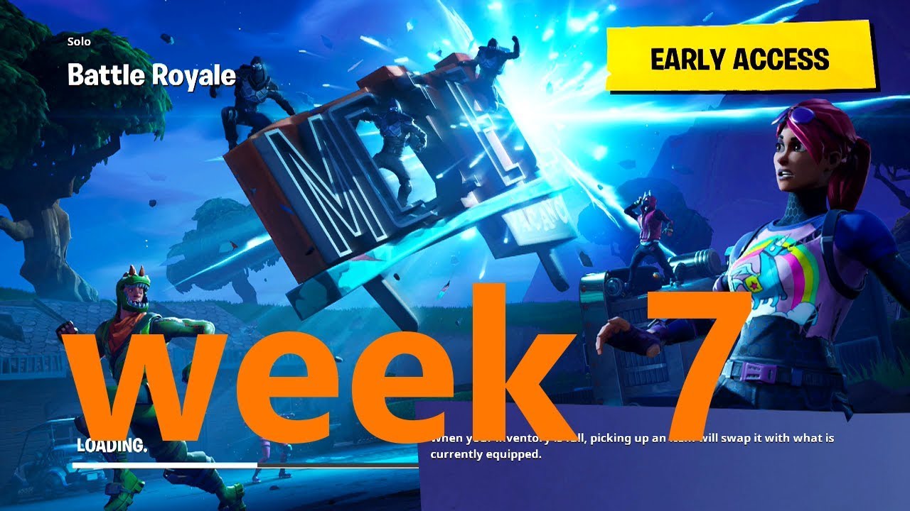 Fortnight season 5 week 7on ps4 - YouTube