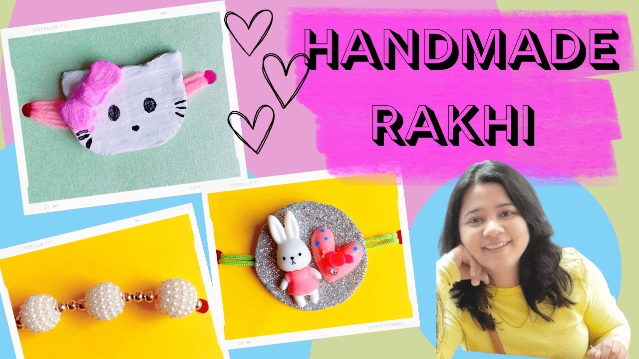 Homemade Rakhi /Easy Rakhi / Rakhi making/How to make Rakhi at home/3 ...