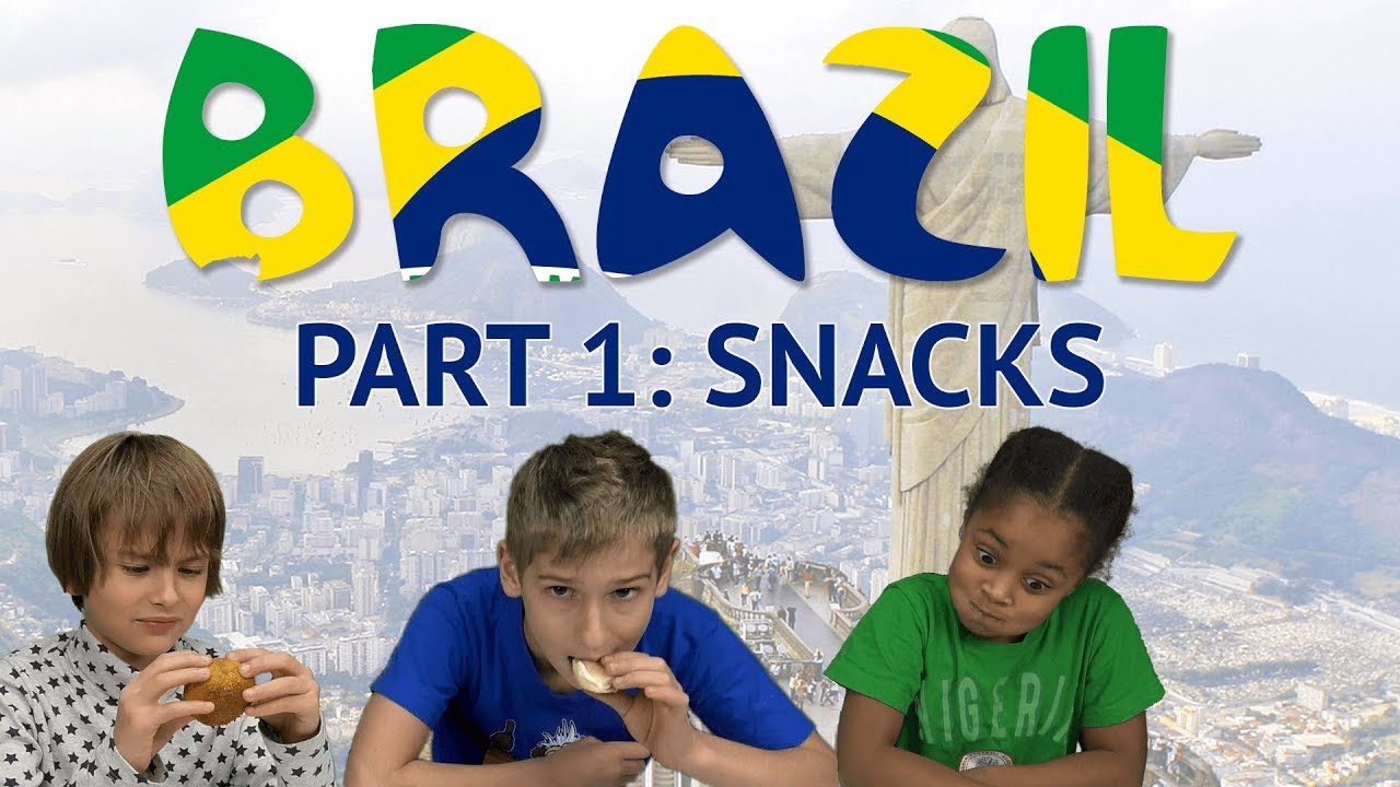 German Kids try Brazilian Snacks (Part 1) - YouTube