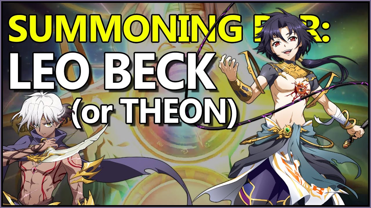 Langrisser M: Summoning for Leo Beck or Theon - YouTube