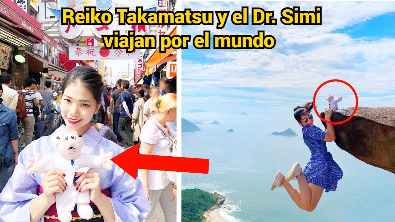 La Japonesa Reiko Takamatsu viaja con su peluche del Dr. Simi alrededor del mundo - YouTube