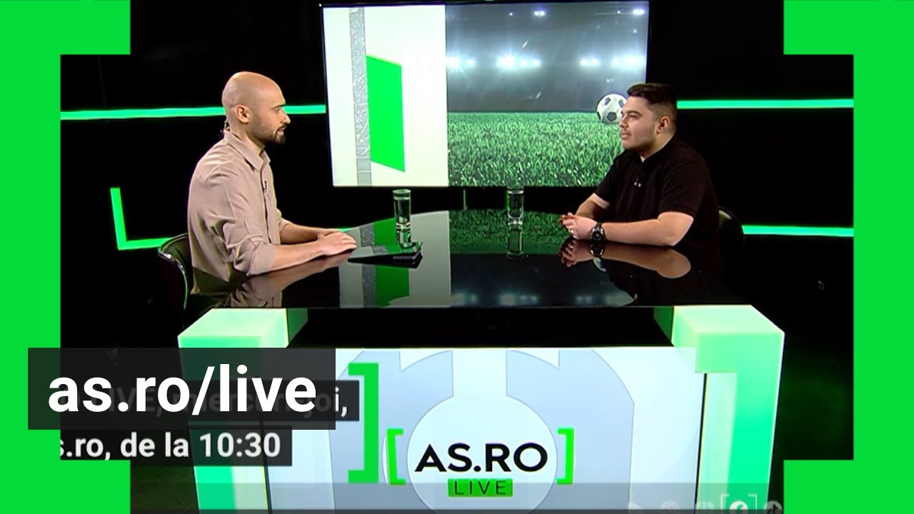 Răzvan Puiu la AS.ro LIVE, partea 1. Jucător profesionist de FIFA ...