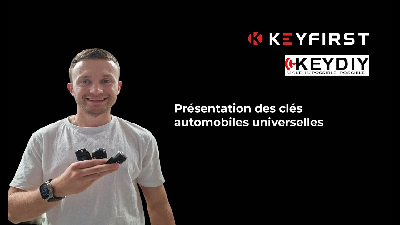 Présentation de la gamme de clés de voiture universelles Keydiy | Keyfirst - YouTube