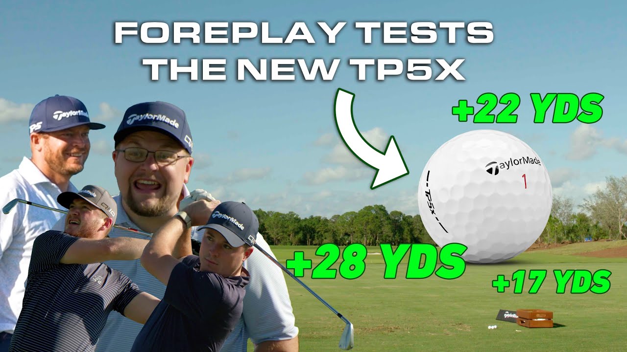 Barstool Foreplay Makes GAINS With The All-New TP5x Golf Ball | TaylorMade Golf - YouTube