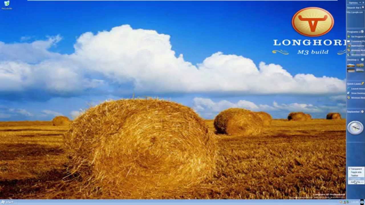 Microsoft Longhorn build 3683: ''Welcome Sidebar!'' - YouTube