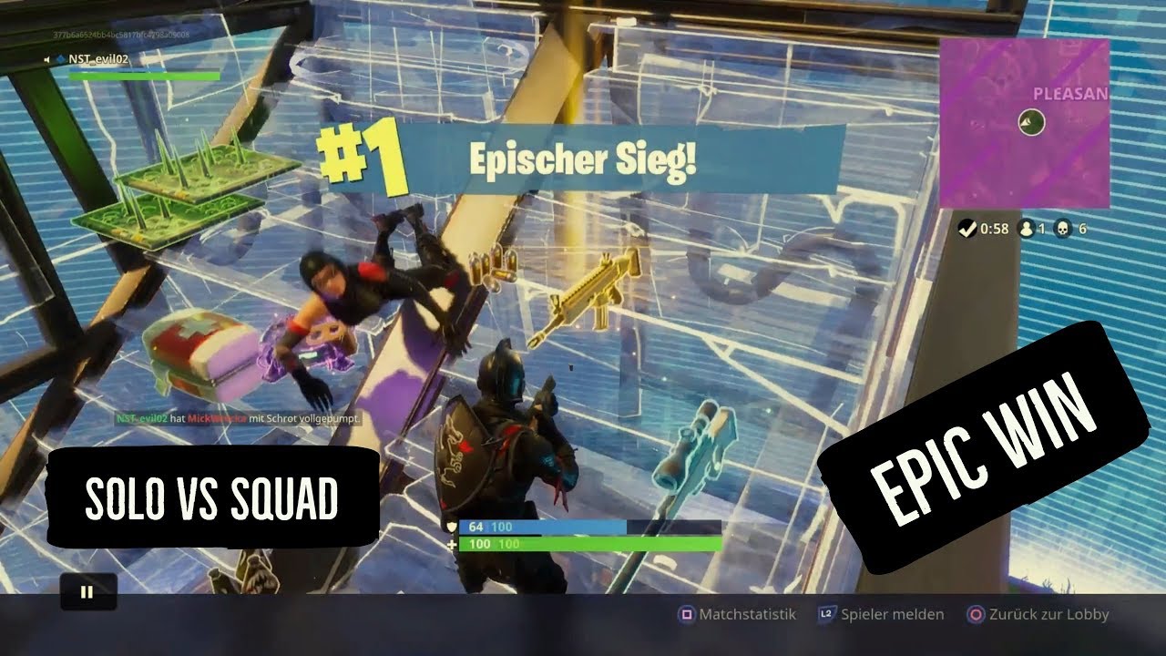 6 KiLLS Win||FORTNITE BATTLE ROYALE - YouTube