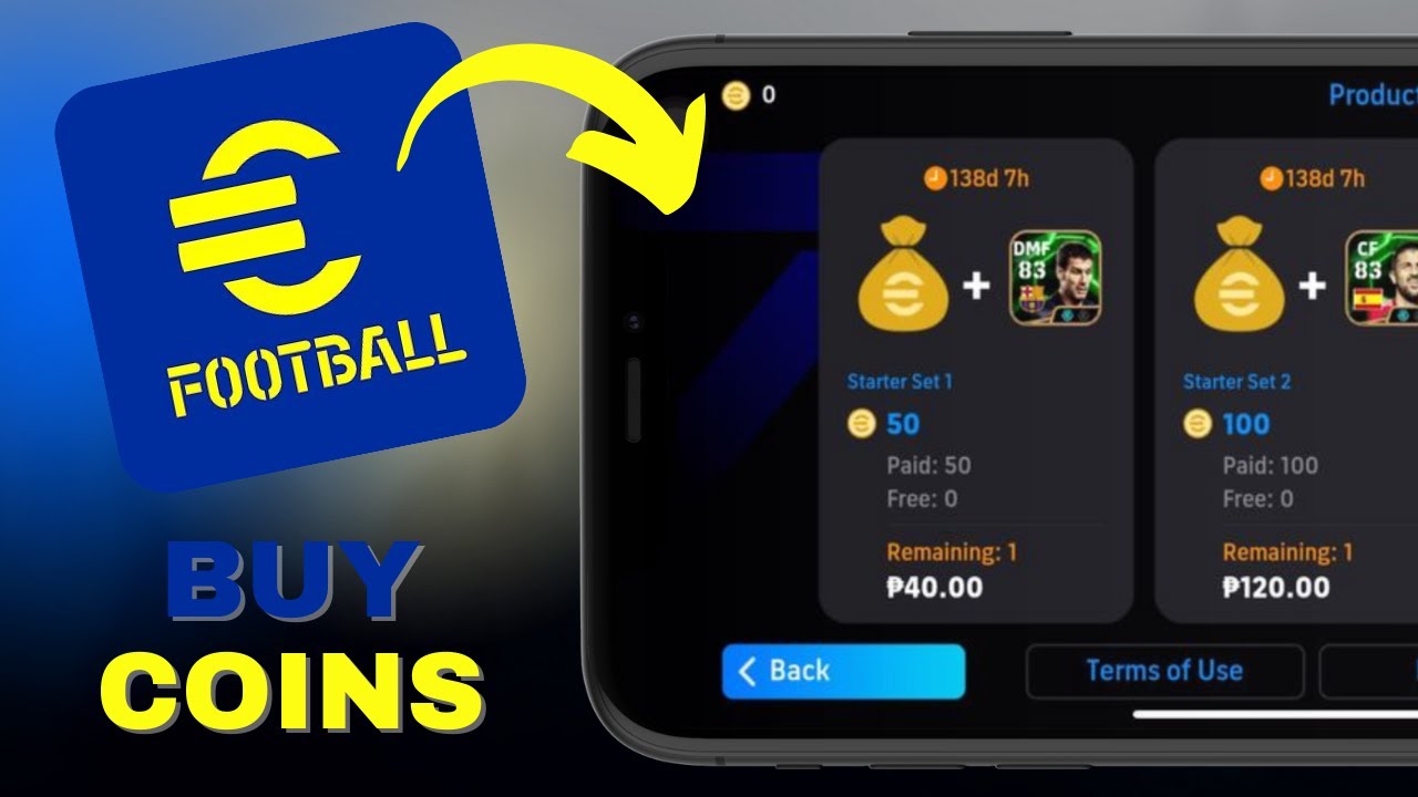 How To Buy eFootBall Coins in eFootBall Mobile in SECONDS! - YouTube