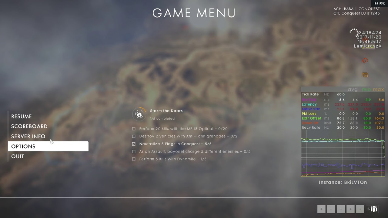 Network Graph workaround in Battlefield 1 CTE 24/10/17 - YouTube