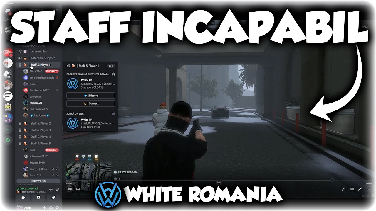STAFF INCAPABIL (WHITE ROMANIA) | FIVEM - YouTube