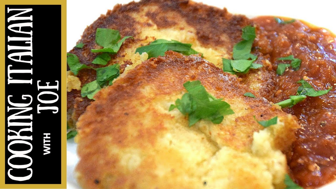 Fried Polenta with Parmesan Cheese | Cooking Italian with Joe - YouTube