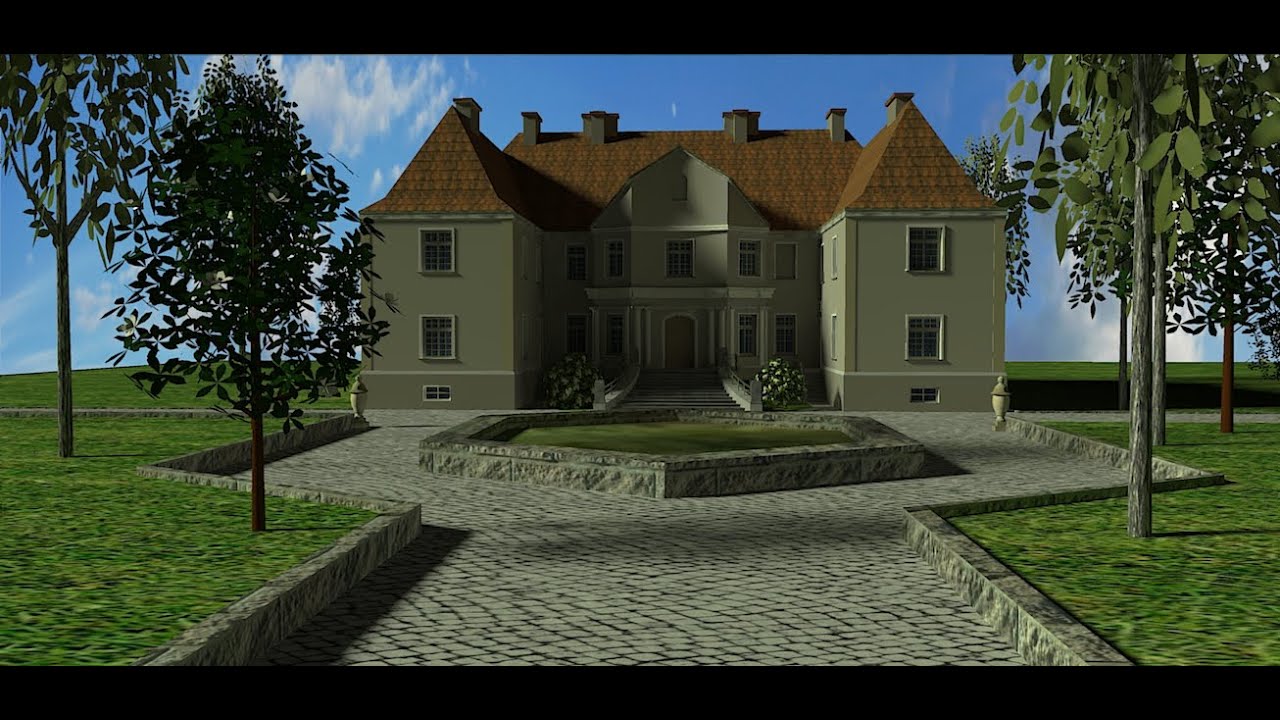 Kargowa palac Poland - YouTube