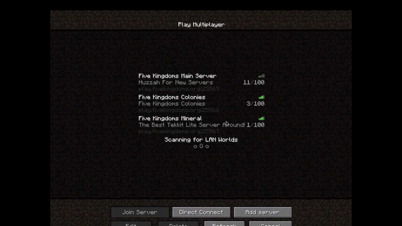 How To Connect To Five Kingdoms Tekkit Lite Servers - YouTube