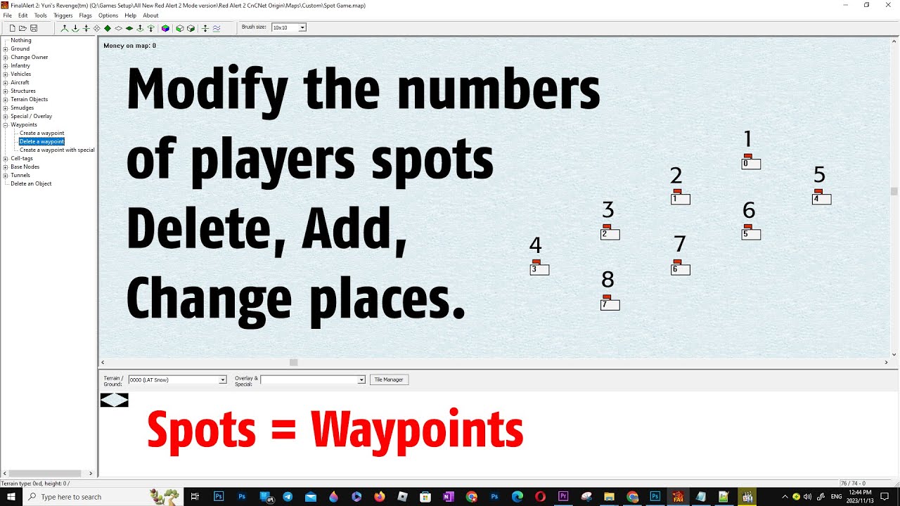 Final alert 2 tutorial - Modify the numbers of players spots - YouTube